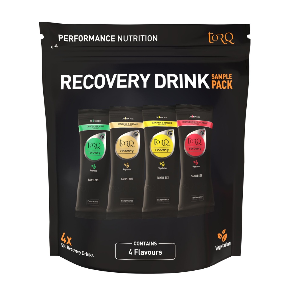 Torq RECOVERY Drinks Sampling Pack (4 Sachets) | Reydon Sports Plc